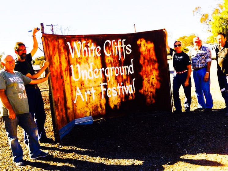 White Cliffs Underground Art Festival | The Darling River Run